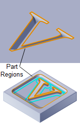 MILL Module > Creating 2½ Axis Operations > V-Carving